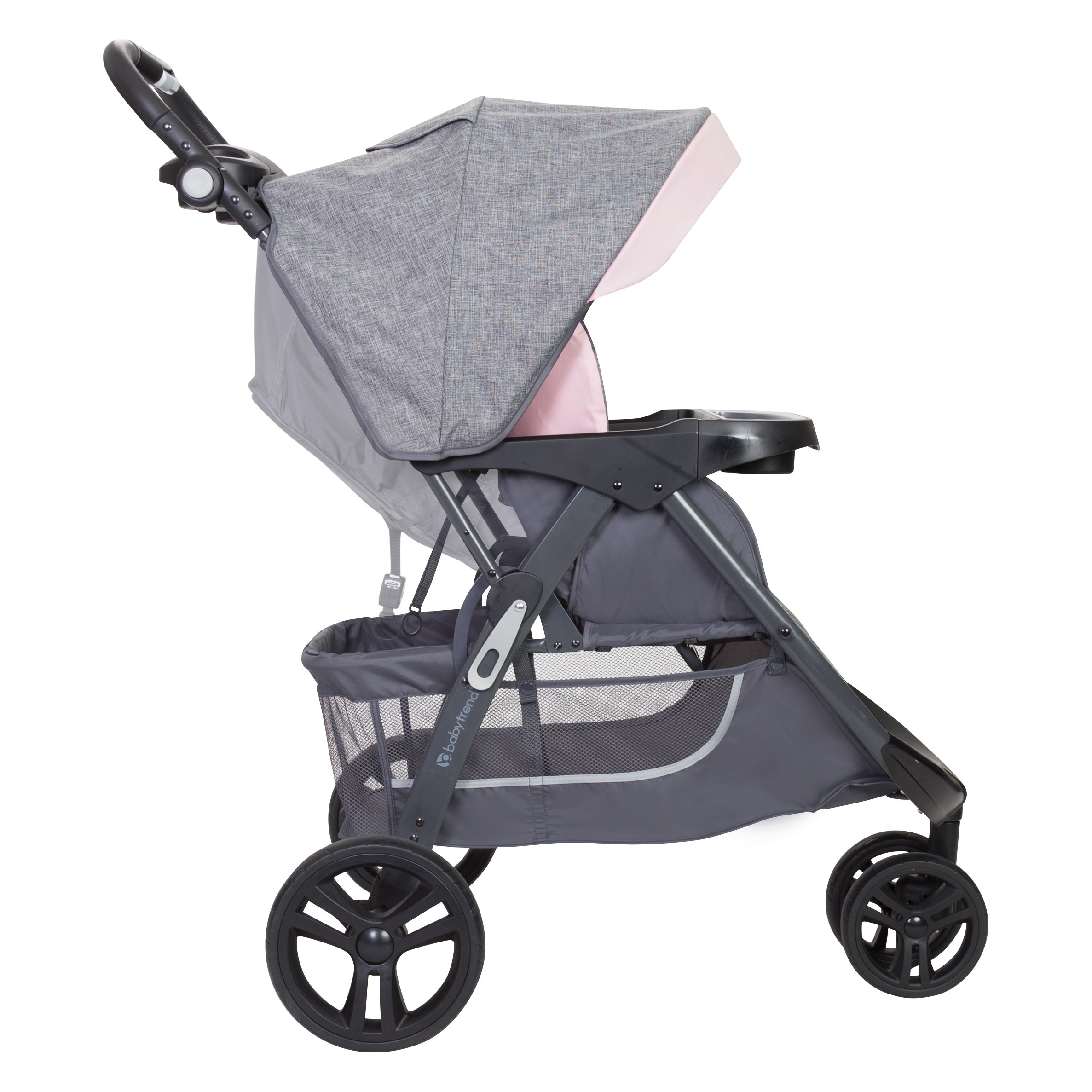 Baby Trend Skyline 35 Travel System, Starlight Pink and Baby Trend Lil' Snooze Deluxe II Nursery Center, Daisy Dots