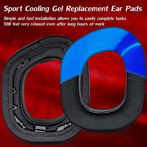 HS80 Cooling Gel Ear Pads Compatible with HS80 Headset I Thicker Enhanced Memory Foam - More Breathable Comfort by DIMOST