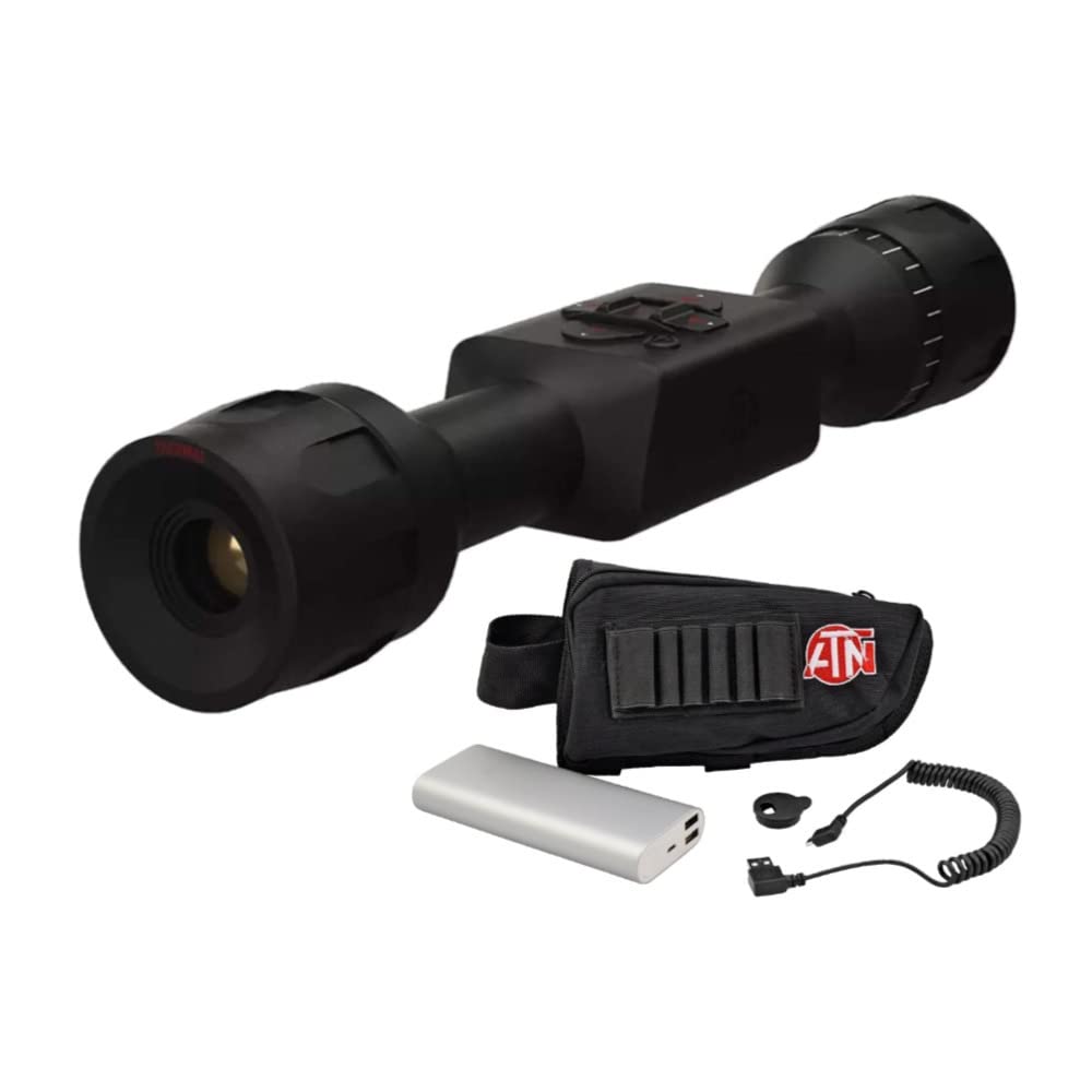 ATN Thor LT 160 4-8x Ultralight Thermal Riflescope with Weapon Kit Bundle (2 Items)