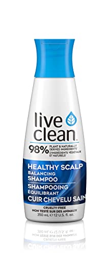 Live Clean Shampoo - 12 Oz (350ml) (Professional Healthy Scalp Balancing Shampoo)