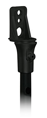 Mount-It! Speaker Floor Stands | Height Adjustable with Cable Management for Satellite, Small Bookshelf & Bluetooth Speakers up to 10 Lbs | Fits Vizio, Polk, Bose, JBL, Sony & Samsung | 1 Pair, Black