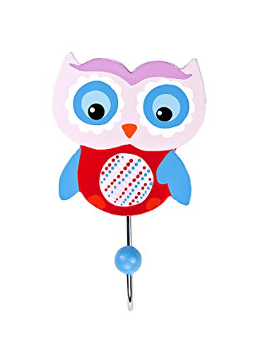 Mousehouse Gifts Kids Owl Coat Hook Wall Hooks