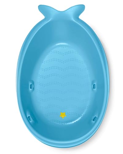 Skip Hop Infant Bath Tub 3-Stage Grow With Baby Smart Sling MOBY Bathtub Blue Age 0+