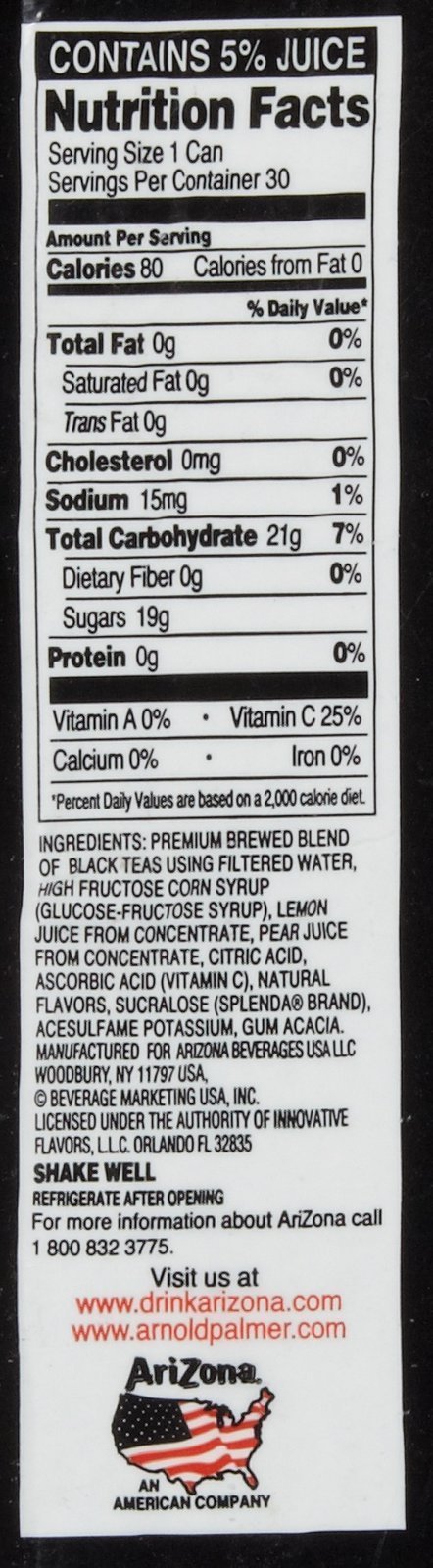 Arnold Palmer Half Ice Tea/Lemonade, 11.5 oz, 30 ct