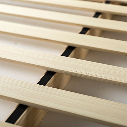 Zinus Edgar 4 Inch Wood Box Spring / Mattress Foundation / Sturdy Wood Structure / Low Profile / Easy Assembly, Queen