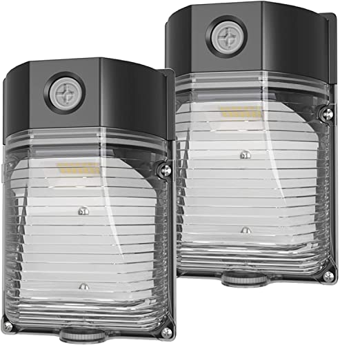 G GJIA 30W 3600LM LED Wall Pack Light, Led Wall Pack with Photocell (Dusk to Dawn), AC100-277V 5000K Wall Pack Lights Outdoor Led Wall Mount Lights for Porch Garden Garage Warehouse Security Lighting