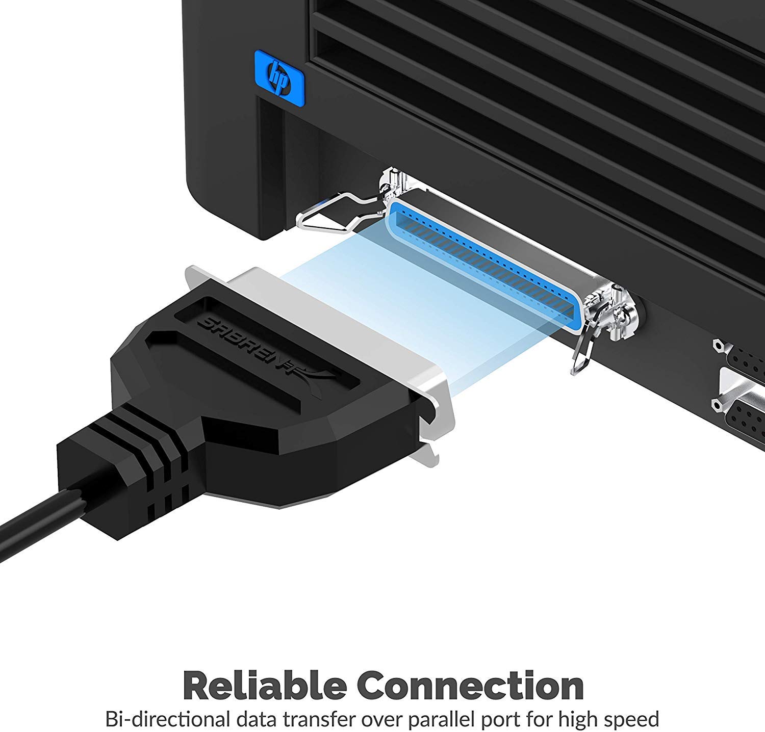 SABRENT USB to Parallel IEEE 1284 Printer Cable Adapter (CB-CN36)