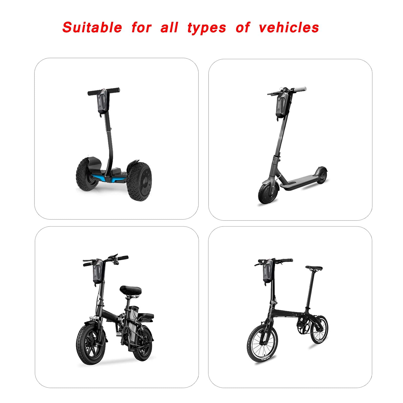 ArcEnCiel Scooter handlebar bag front pocket of scooter bag scooter bag electric scooter package waterproof folding bicycle bag large electric scooter bag