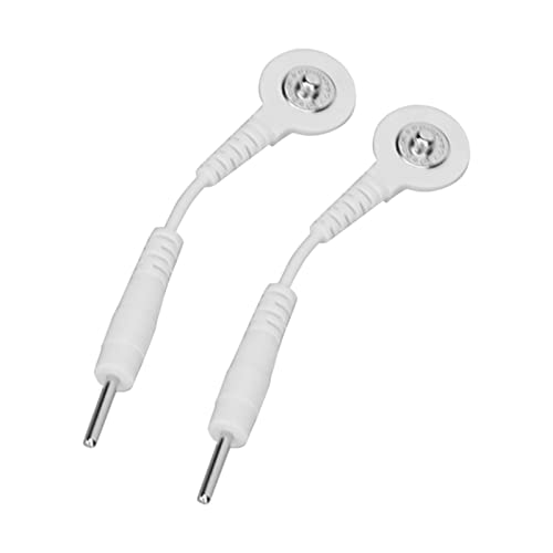 Button Electrode Wires, 2.0inch Electrodes Wires 20Pcs for Treatment Devices