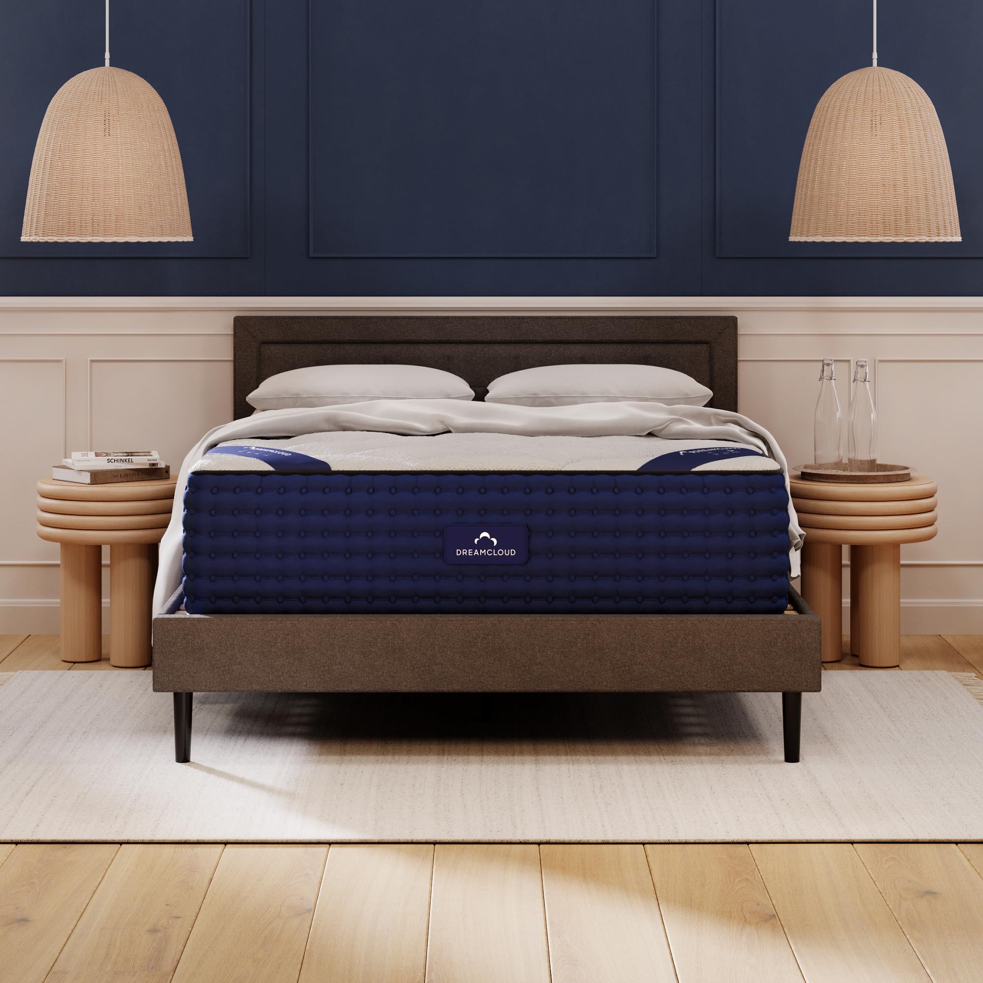 Dream Cloud 14" King Mattress - Luxury Hybrid Gel Memory Foam - 365 Night Trial - 7 Premium Pressure-Relieving Layers CertiPUR-US Certified