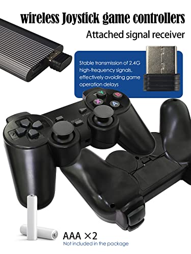 Fordim Retro Game Console, Built in 15000+ Classic Games, 2 Ergonomics Controller, 4K HD Output, Plug and Play Game Console, Ideal Gift for Kids and Adult