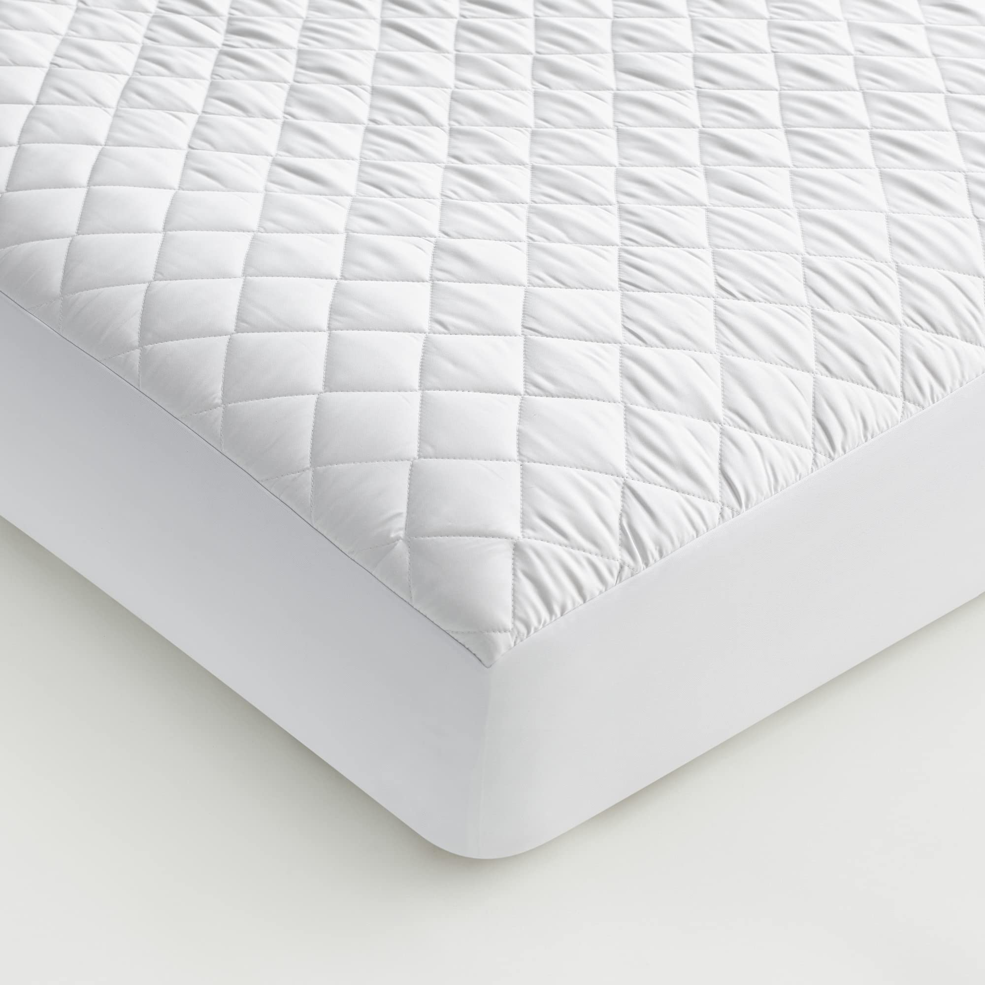 SIJO Temperature Regulating Mattress Pad, Best Cooling Mattress Pad Award Winner by Sleep Foundation, Water Proof Summer Mattress Pad for Hot Sleepers (King)