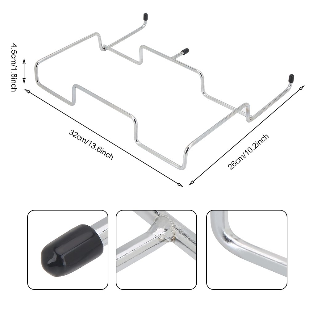 Estink Anti-Slip Rubber Trash Bag Holder, Iron, 7.9 Gallon, Portable, Lightweight, Compatible with Table, Outdoor, Camping, Picnic, BBQ
