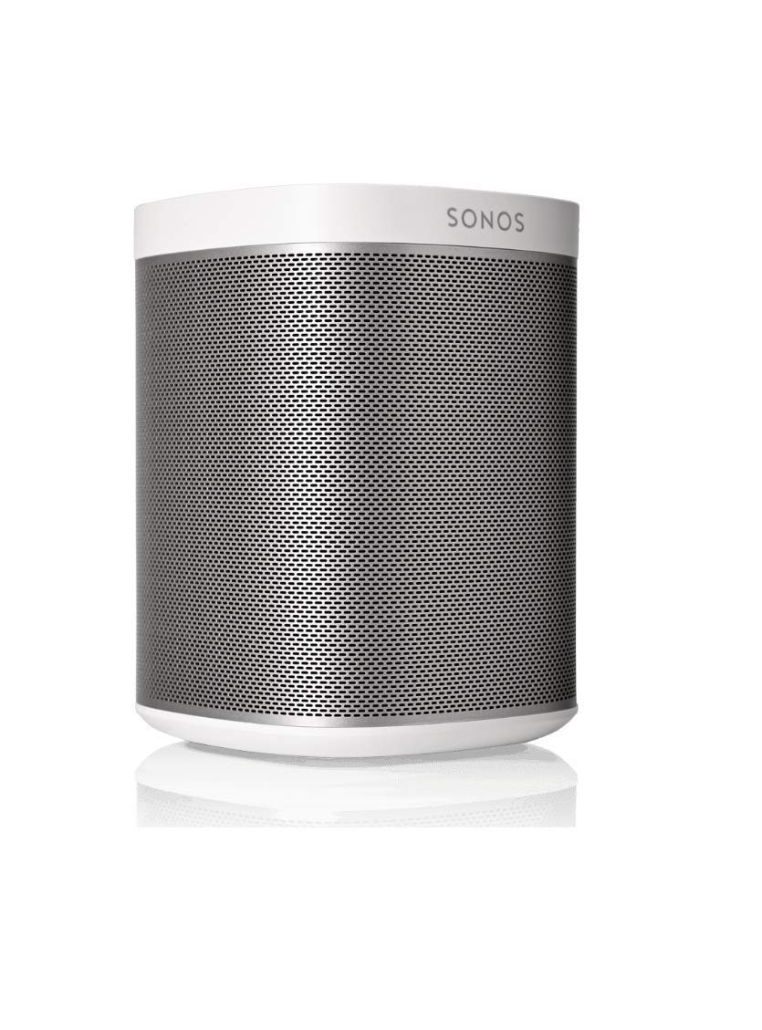 Sonos Play:1 2-Room Wireless Smart Speakers for Streaming Music - Starter Set Bundle (White), Works with Alexa