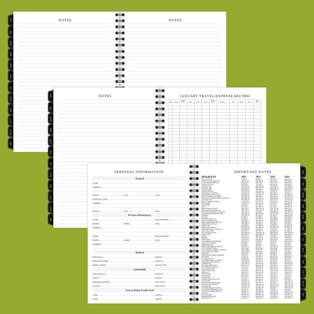 AT-A-GLANCE 2021 Monthly Planner Refill for 70-020 by AT-A-GLANCE, 6-1/2" x 8-3/4", Executive (709141021)