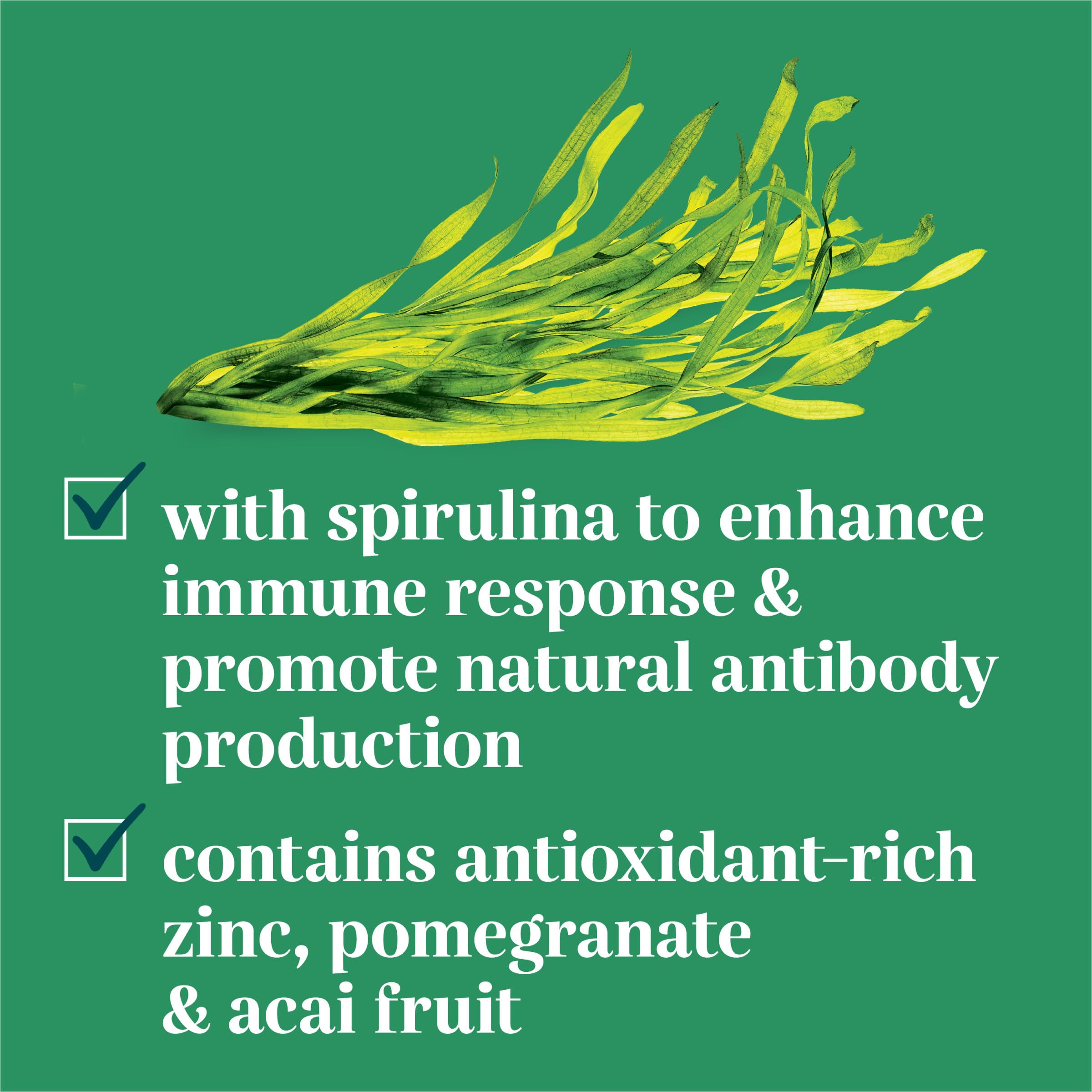 EverRoot Dog Supplements Powered by Purina Immunity Chewable Tablet with Spirulina and Antioxidants - 3.6 oz. Canister