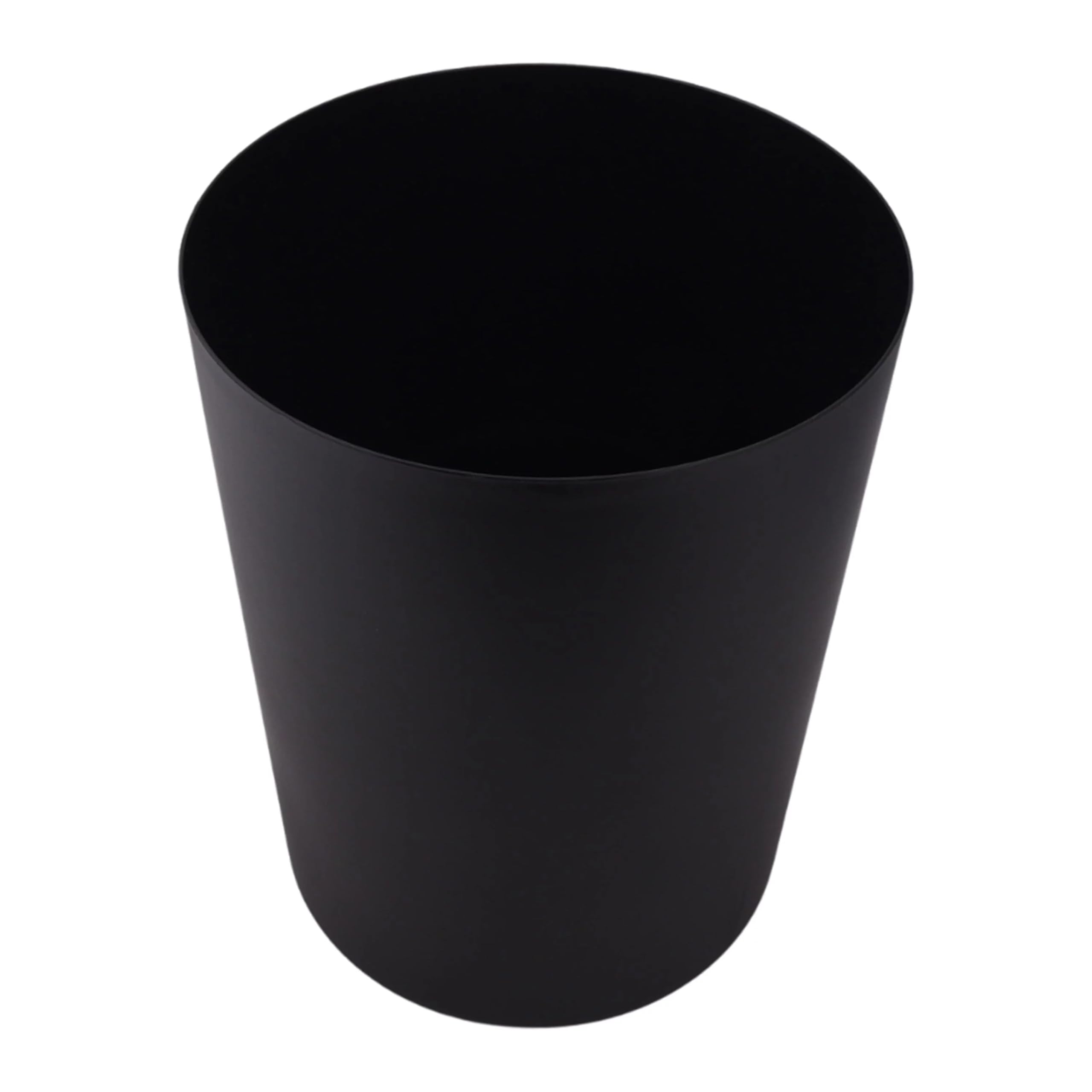 BHCHA 5 Gallon Trash Can, Plastic Office Trash Can, Black Matte