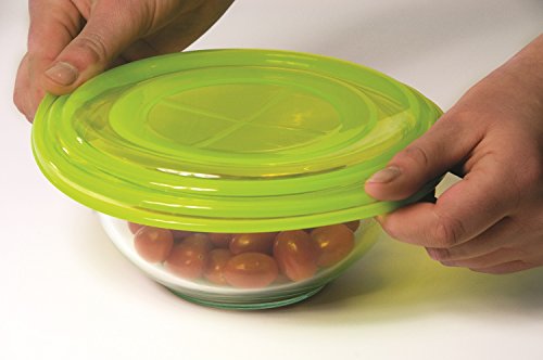 LidLover 5"-7" and 7"-9" Silicone Lid, Green - Set of 2