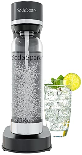 Modern Design Sparkling Water Maker – Soda Water Maker with 1l BPA-Free Reusable Bottle–Carbonated Water Maker for Home – Soda Streaming Machine for Seltze (SS697B)