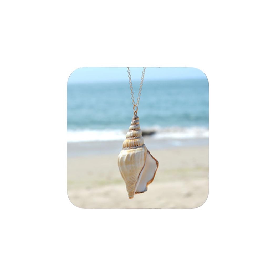 Artmiss Women Long Y Necklace Shell Pendant Necklace Starfish Gold Chain for Women