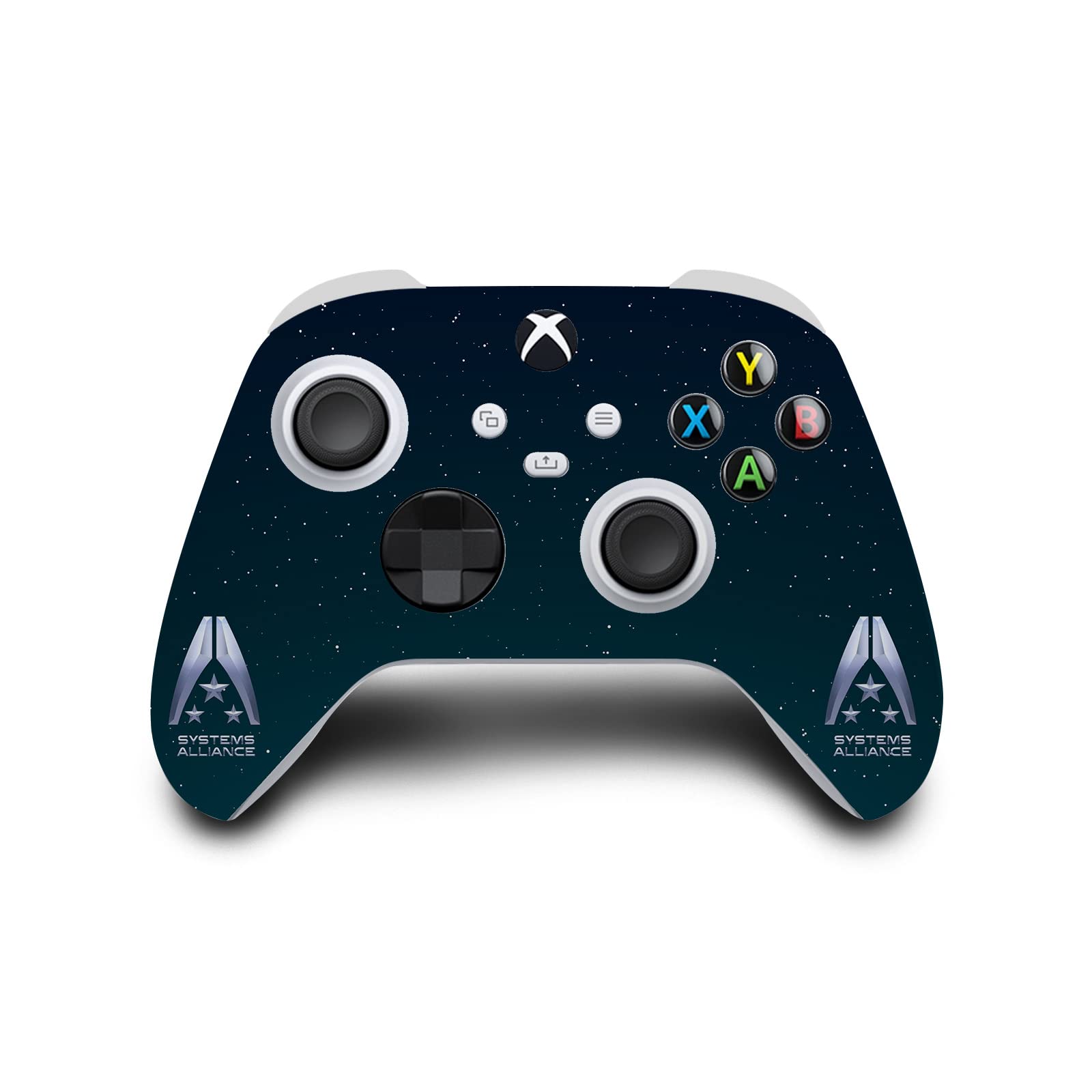 Head Case Designs Officially Licensed EA Bioware Mass Effect Systems Alliance Logo Graphics Vinyl Sticker Gaming Skin Decal Cover Compatible With Xbox Series S Console and Controller Bundle
