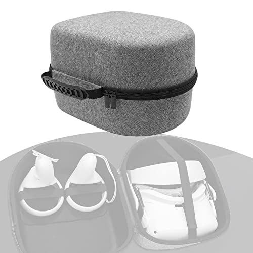 balikha 1PC Carrying Case Storage Lightweight W/Handle Accessories Hard EVA Protective Bag for Quest2 Headset Travel Controllers