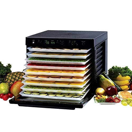 Superior 9 Pack Super Non-stick, Dupont Teflon Re-usable Food Dehydrator Sheets for Excalibur 2500, 2900, 3500, 3900 or 3926t. Sheet Measures 14β X 14β Fits Excalibur 5 and 9 Trays.