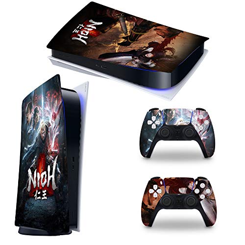 Aventure Asia PS5 Digital Edition Whole Body Vinyl Skin Sticker Decal Cover for Playstation 5 Digital Edition System Console and Controllers