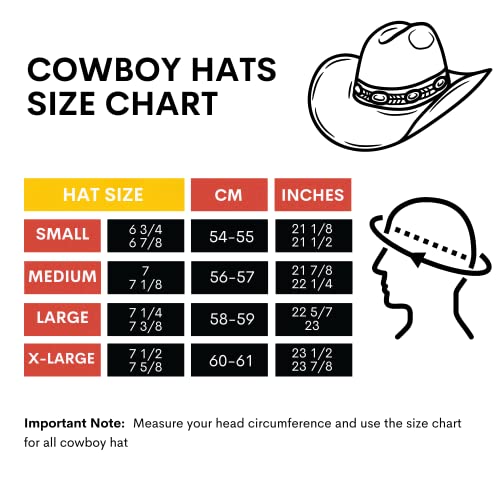 BenzHawk Leather Cowboy Hat Shape able into Out Back Hat Brown Cowboy Hats for Men - Western Cowboy Hat