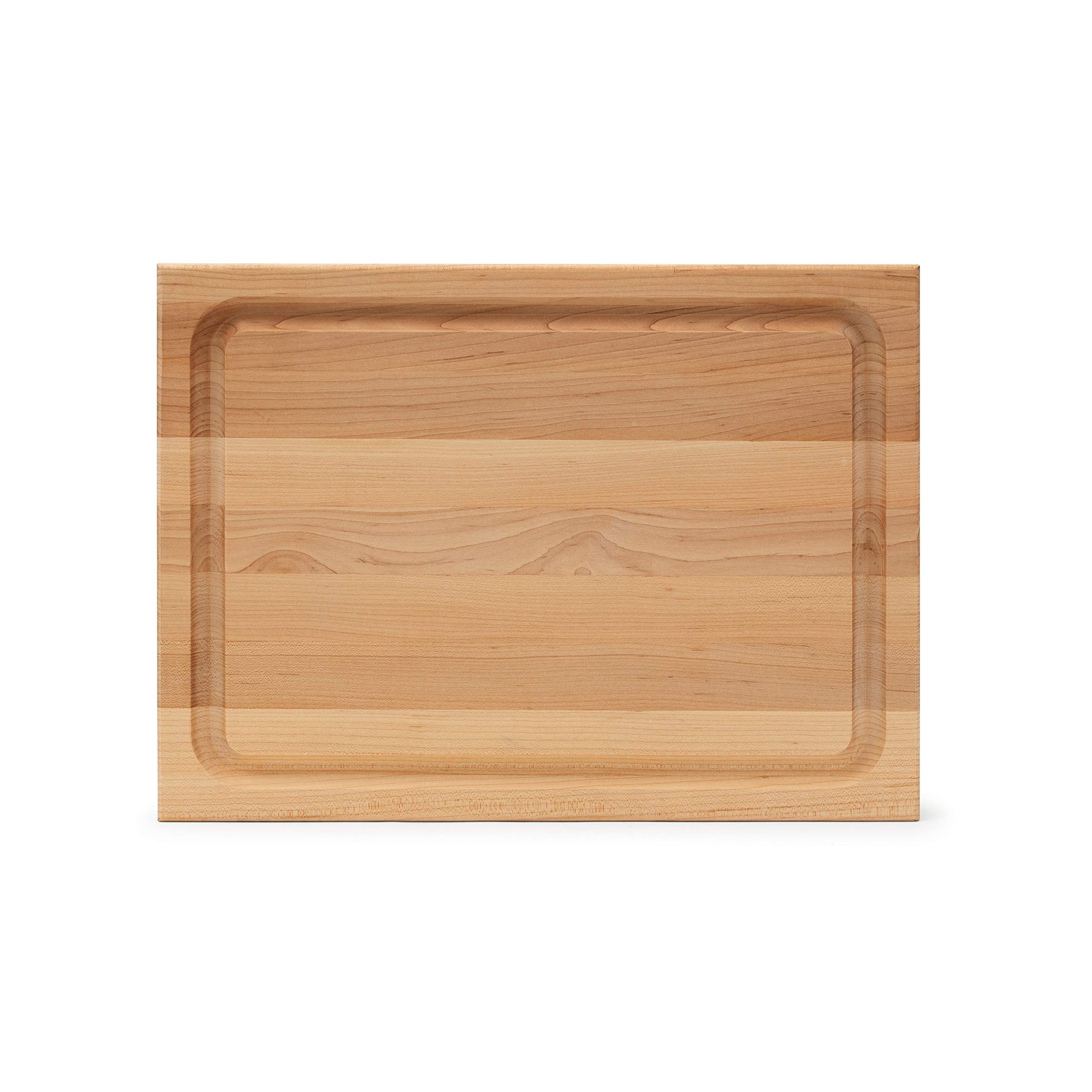 John Boos Block RA02-GRV Maple Wood Edge Grain Reversible Cutting Board with Juice Moat, 20 Inches x 15 Inches x 2.25 Inches