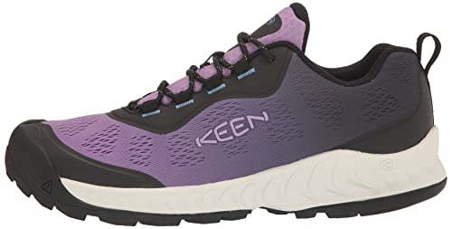 KEEN Women's NXIS Speed Low Height Vented Hiking Shoes, English Lavender/Ombre, 10