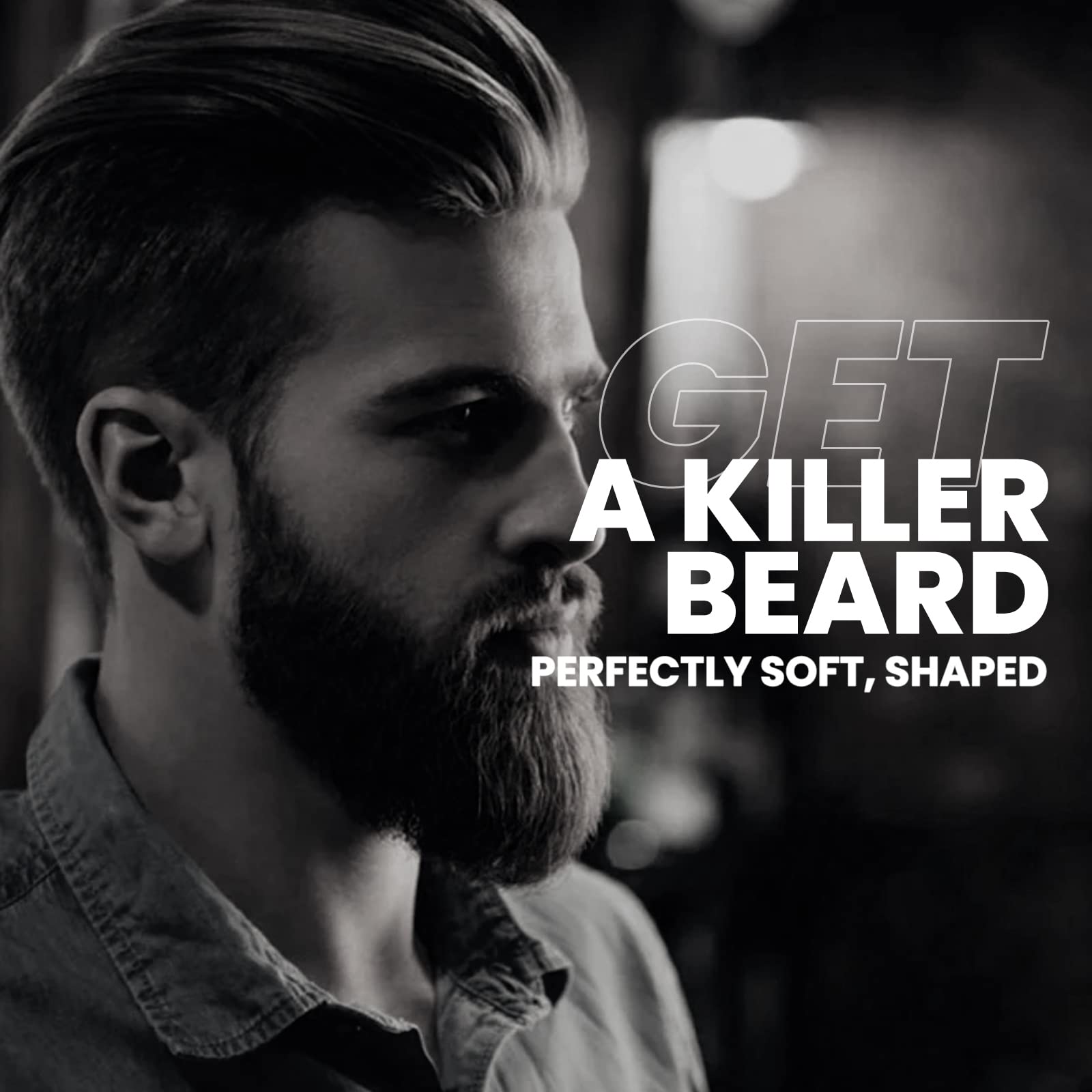 Beard Balm for Men Leave-in Conditioner Strengthen & Soften Beard with Pure Natural & Organic Ingredients - Sandal Wood Scent (2oz Beard Balm)