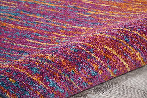 Nourison Passion Abstract Multicolor 8' x 10' Area -Rug, Easy -Cleaning, Non Shedding, Bed Room, Living Room, Dining Room, Kitchen (8x10)