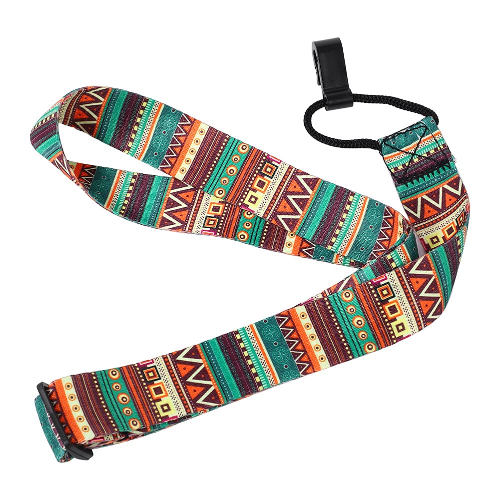 LiebeWH Ukulele Strap Adjustable Guitar Strap 19.7 to 27.6in Nylon Mini Guitar Belt Universal Sling with Hook Instrument Accessories