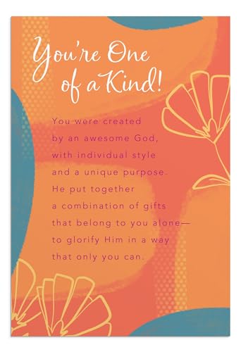 DaySpring - Celebrating You Birthday- King James Version- 4 Design Assortment with Scripture - 12 Geometric Botanical Boxed Cards & Envelopes (J5127)
