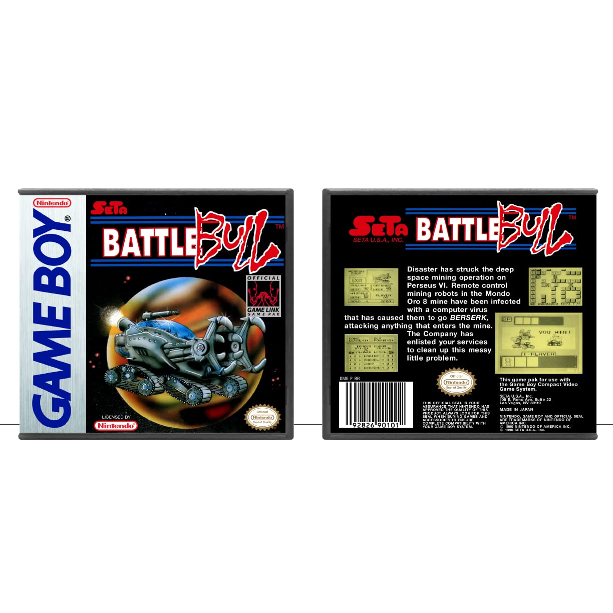 Battle Bull | (GB) Game Boy - Game Case Only - No Game