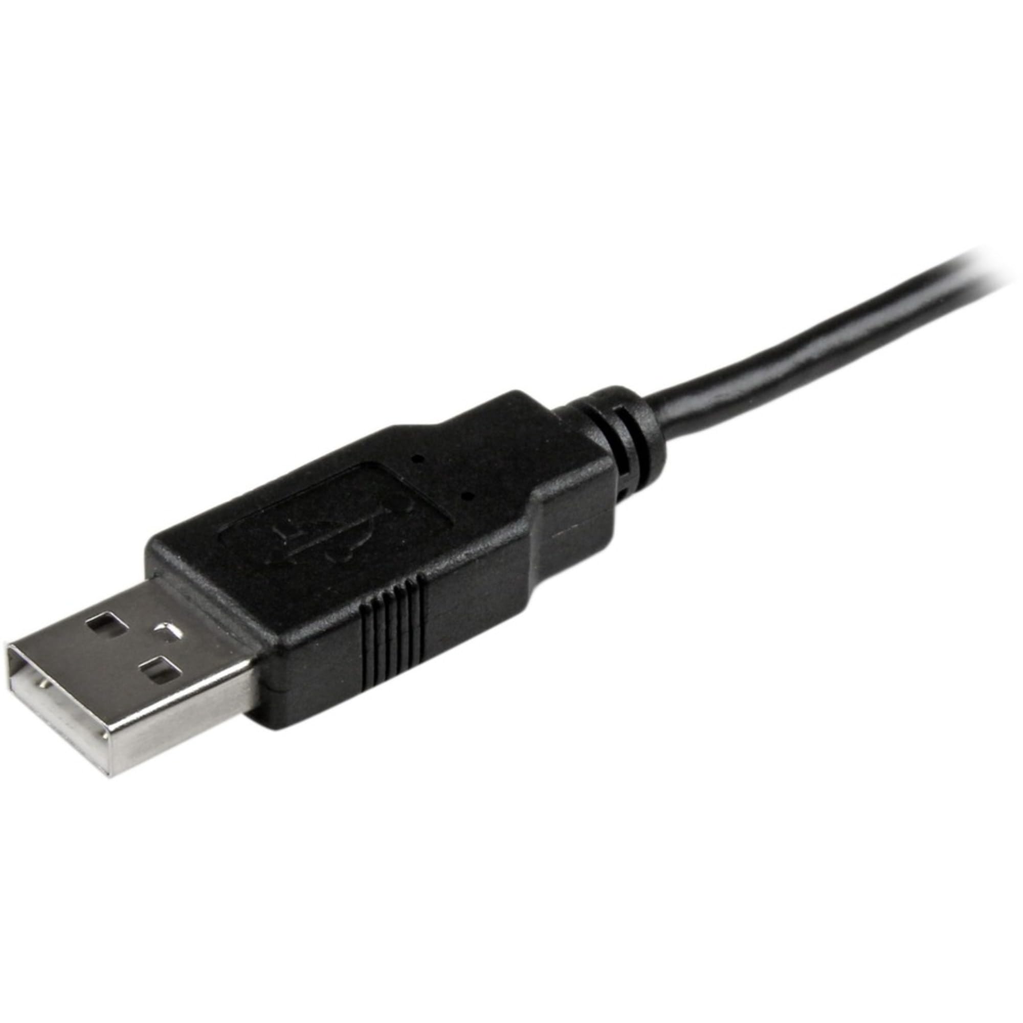 StarTech.com 3m 10 ft Long Micro-USB Charge-and-Sync Cable -M/M - USB to Micro USB Charging Cable - 24 AWG (USBAUB3MBK) Black