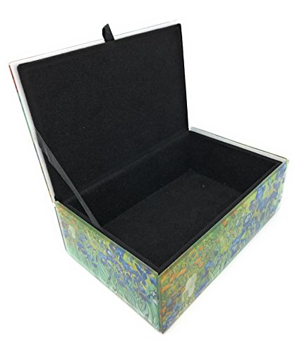 Vincent Van Gogh Glass Jewelry Keepsake Box (Iris)