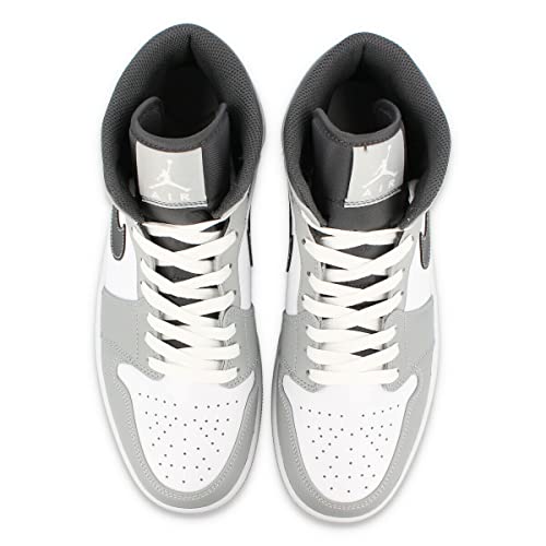 Jordan Mens Air 1 Mid 554724 078 Light Smoke Grey 2.0 - Size 10