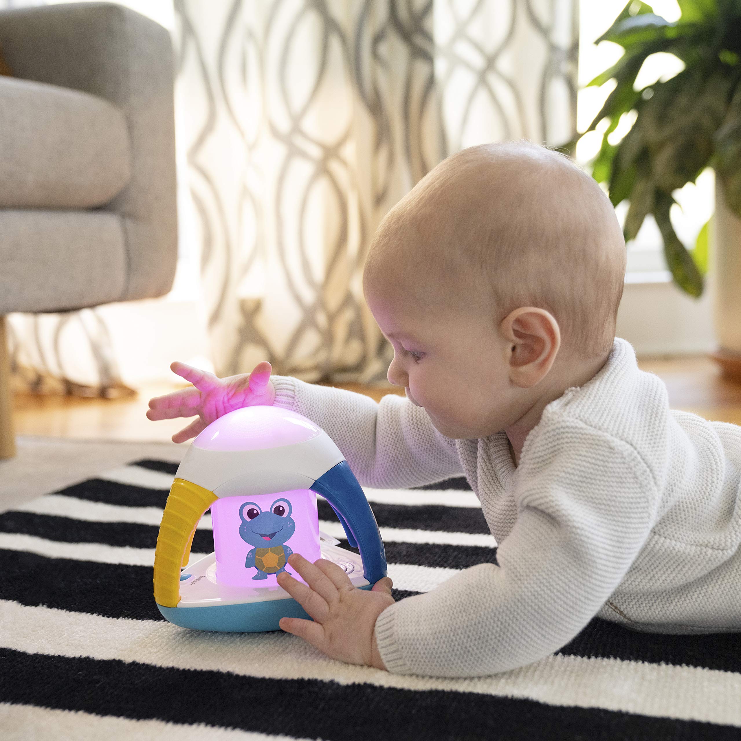 Baby Einstein Curiosity Kaleidoscope Cause & Effect Electronic Toy, Ages 6 Months +, Multi