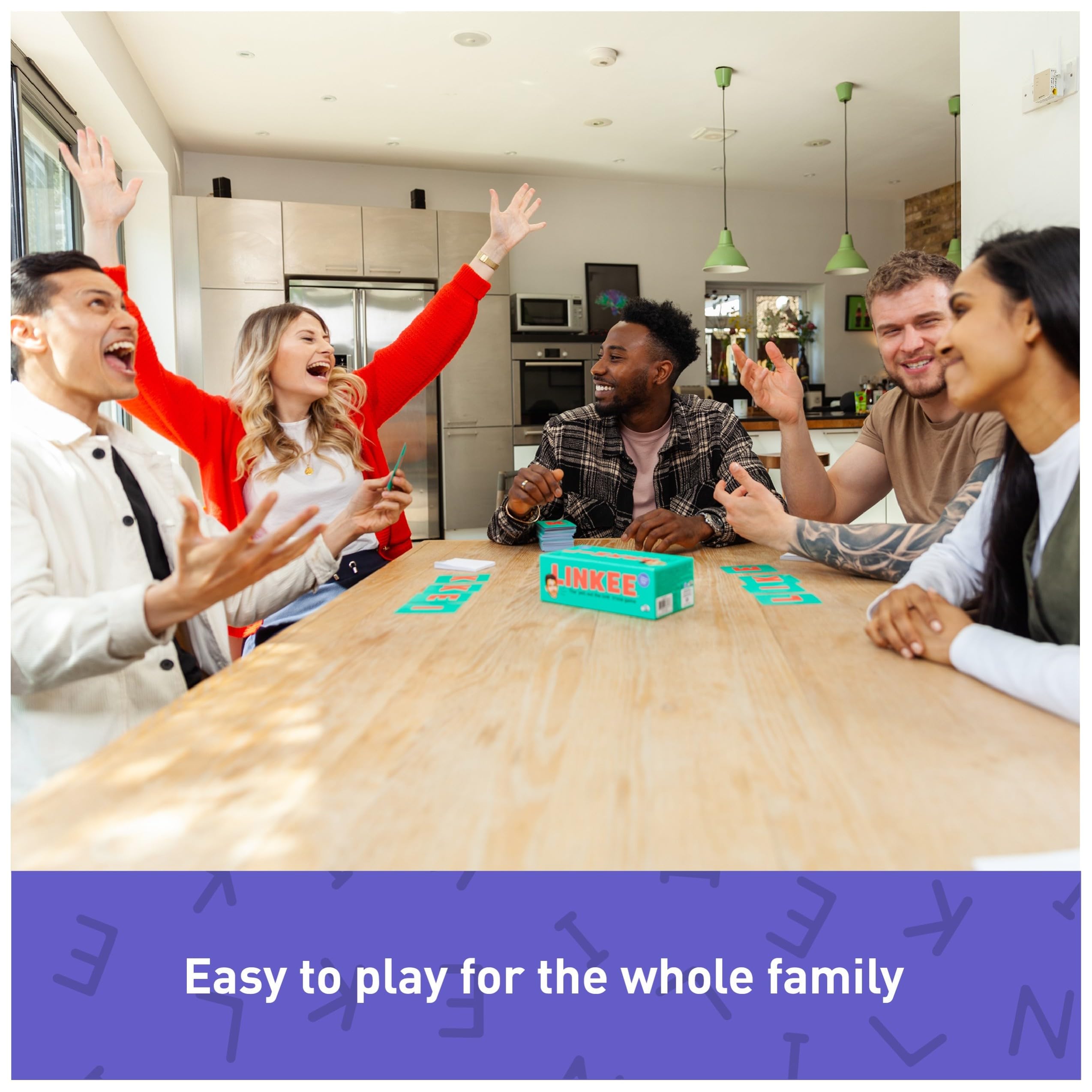 Linkee: Nick Jonas Edition: Family Quiz Board Game for Adults and Teens, Perfect For Family Game Night