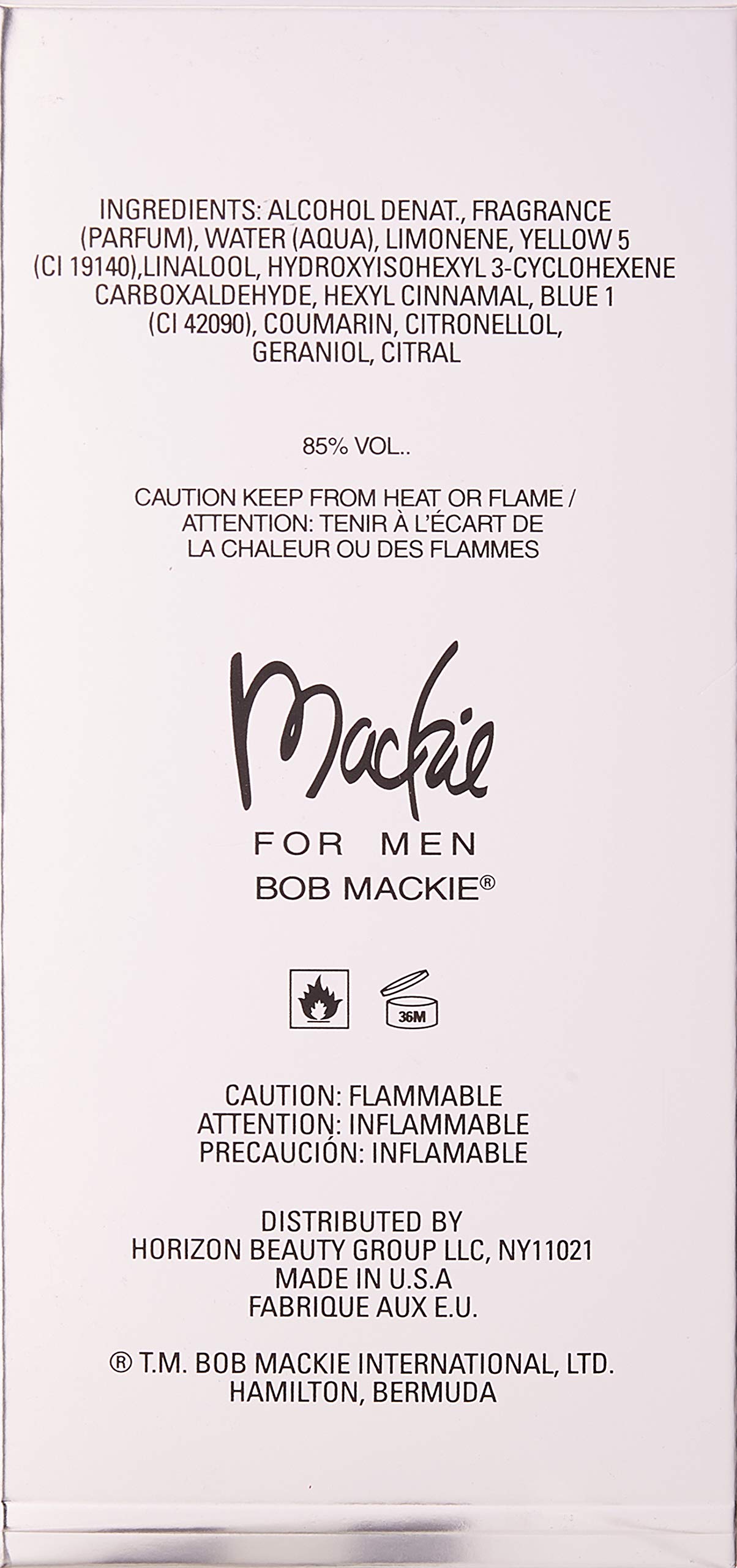 Mackie By Bob Mackie For Men. Eau De Toilette Spray 3.4 Oz.