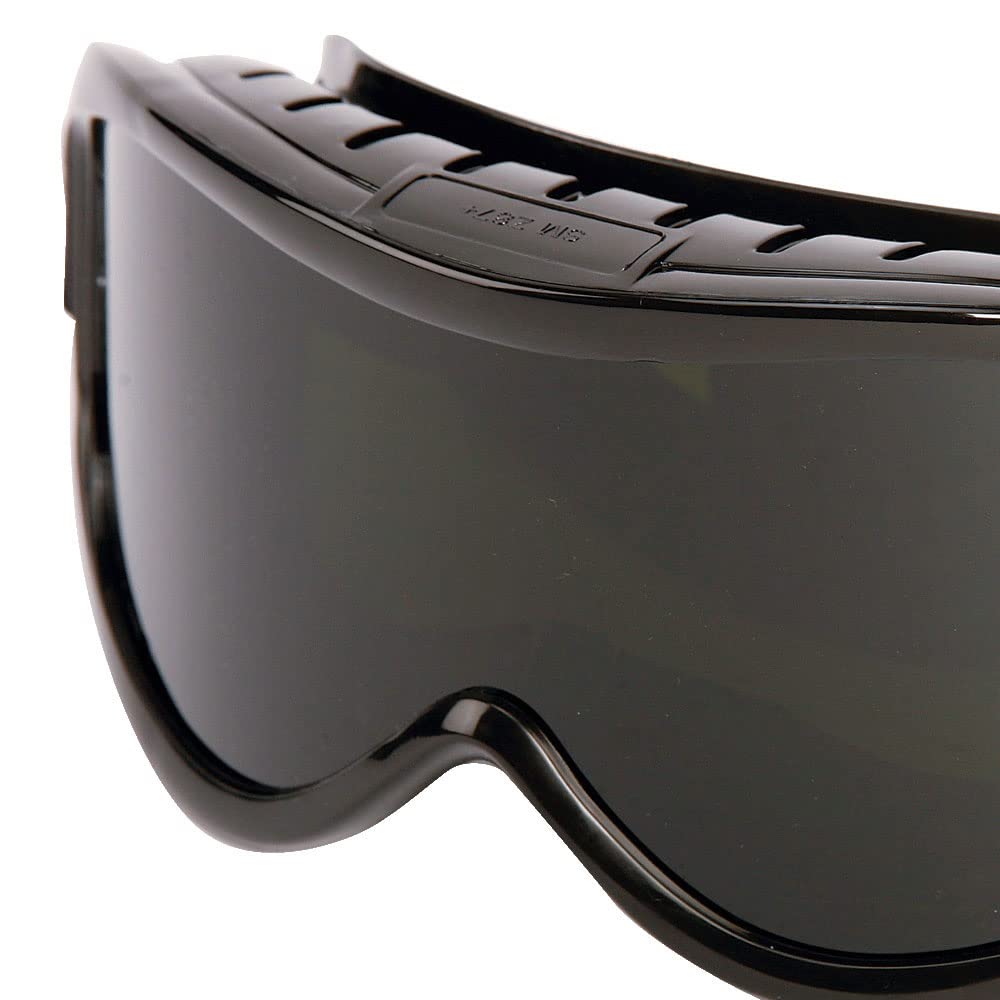 Sellstrom High Temperature Cutting/Grinding, Indirect Vented, Odyssey II Protective Safety Goggle, Shade 5 UV/IR Lens, Black Frame, S80211
