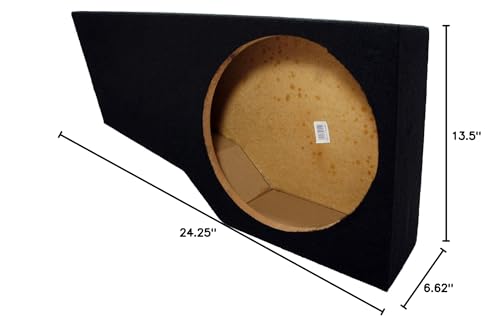 Harmony Audio HA-R124 Subwoofer Single 12" Sub Box Bundle HA-A400.1 Amp Compatible with 2002-2009 GMC Envoy SUV