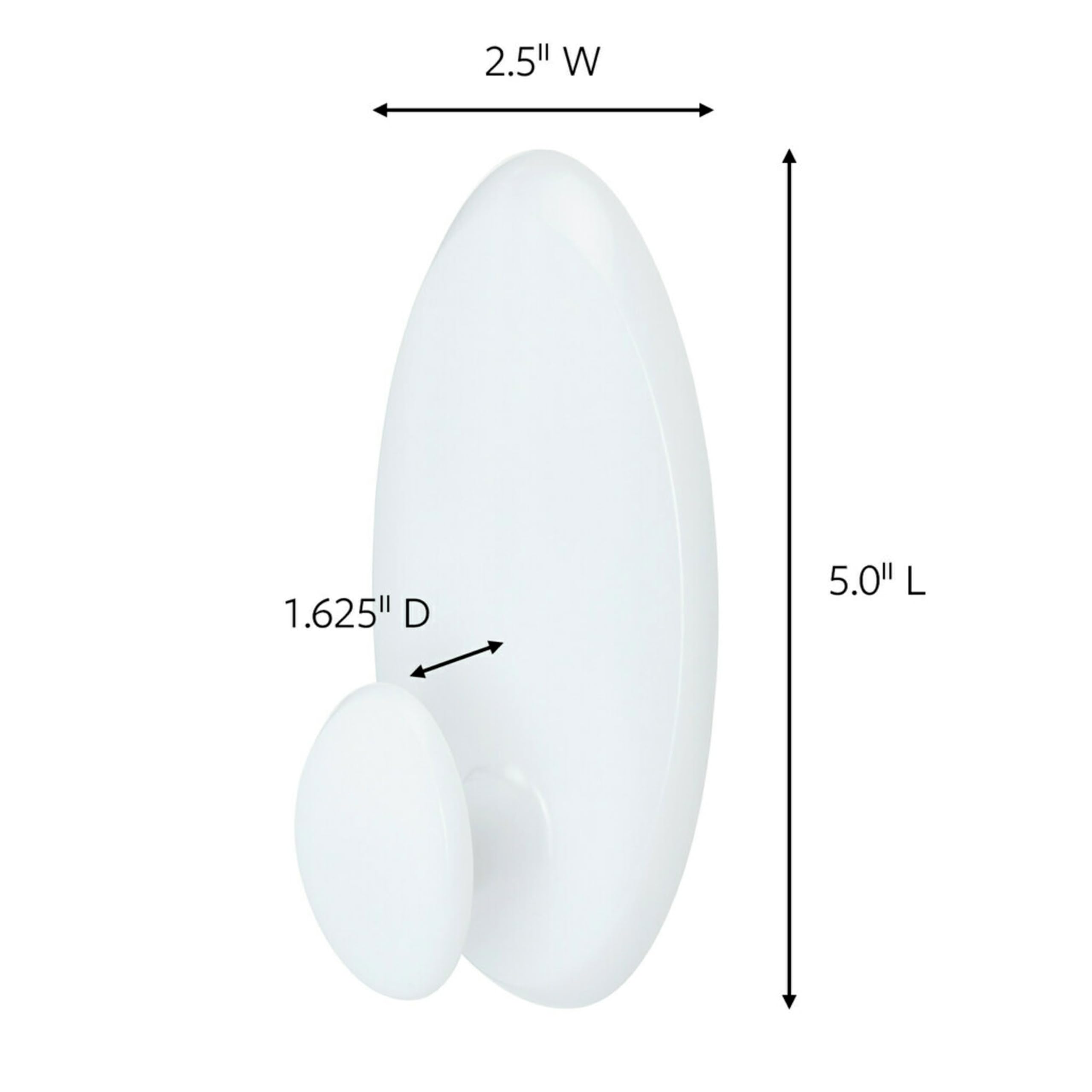 Command Clothes Hanger, Holds up to 7.5 lb, Sized for 3 Plastic Hangers or 7 Metal Hangers, 1 Wall Hooks and 2 Command Strips, Extra Storage for Laundry Room, Bedroom and Closet