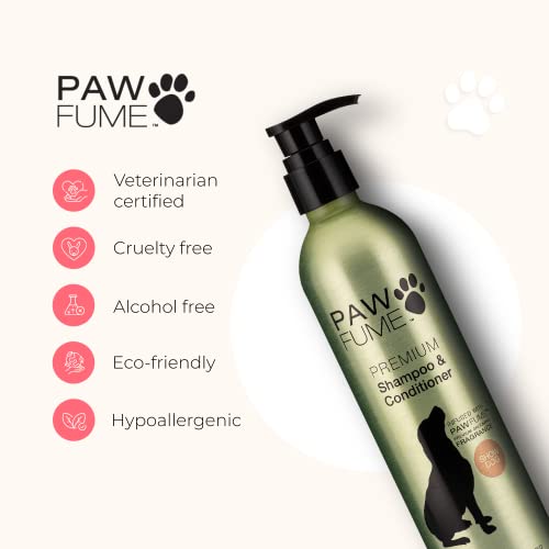 Pawfume Hypoallergenic Best Dog Shampoos & Conditioners β Probiotic Pet Shampoo for Smelly Dogs ,Puppies (Show Dog)