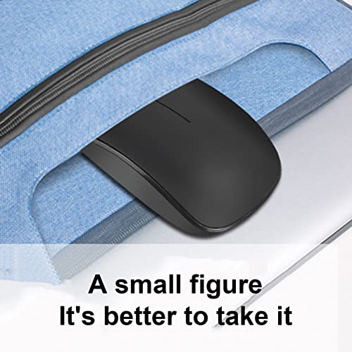 areclern Portable Wireless Mouse Ergonomic Rechargeable Silent with Receiver Mice Gaming Mouse Computer Accessories for Laptop PC White