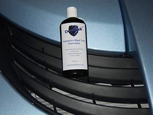 JJI Technologies DuraBlack Automotive Black Trim Rejuvenator - 12 Month No Color Fading - 8oz Bottle