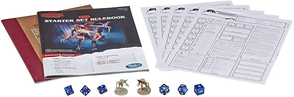 Hasbro Gaming Stranger Things Dungeons & Dragons Roleplaying Game Starter Set, 14 Years+