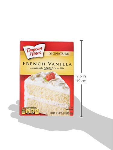 Duncan Hines Signature Cake Mix, French Vanilla, 16.5 Ounce